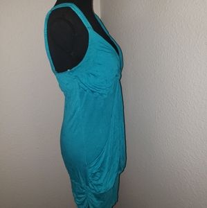 Body Central | Tops | Ladies Aqua Stretchy Body Central Top | Poshmark